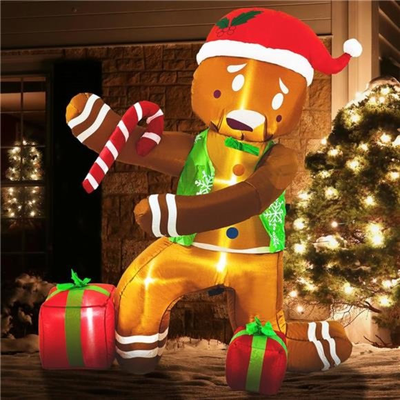 Holiday | 5ft Christmas Inflatable Yard Decor Blow Up Lighted ...